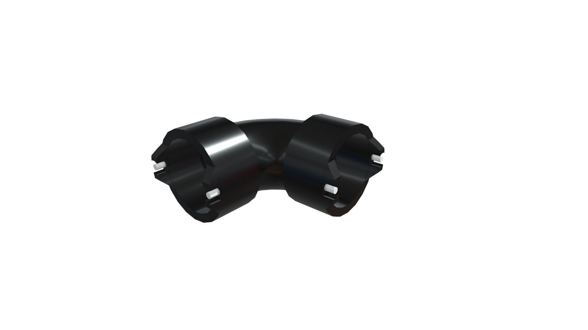 Durapipe - Double Socket Short Sweep Bend L18 - 3D model by bimstore ...