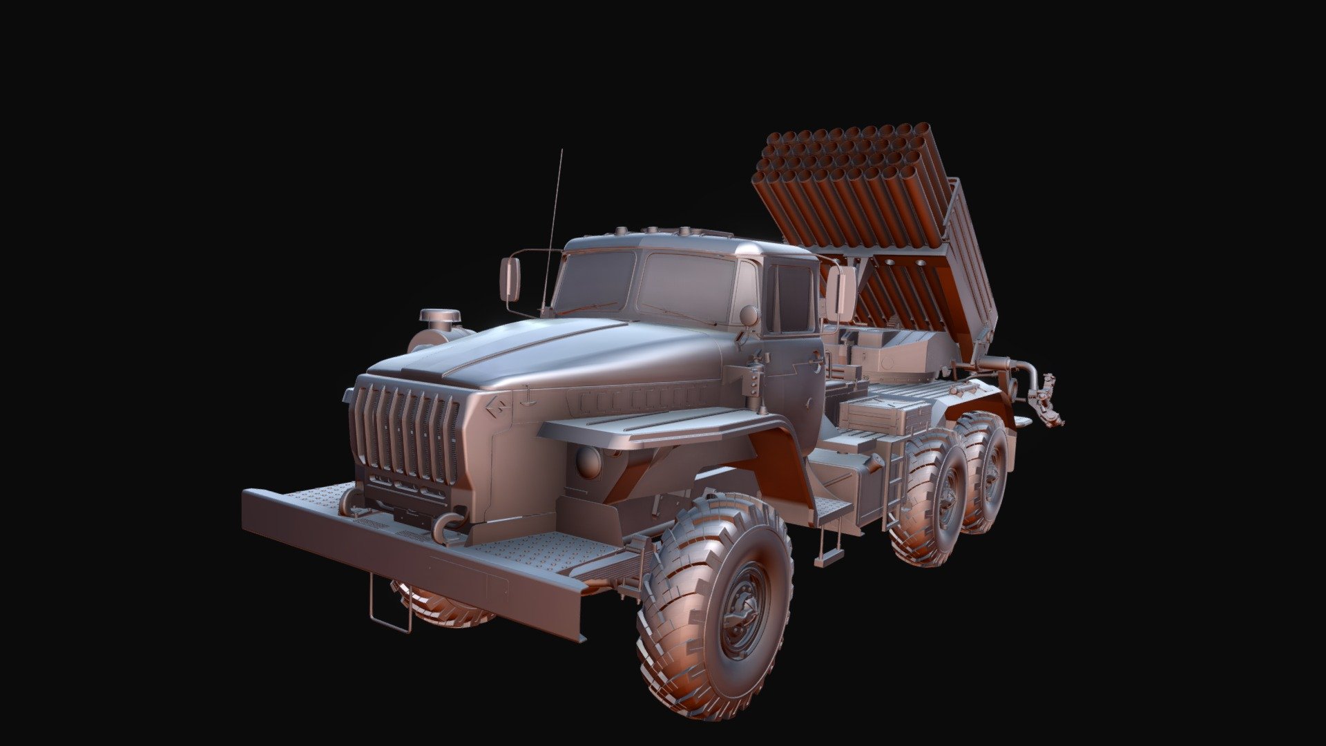 BM-21 Grad - 3D model by LM3D (@lm9241221) [9342ad5] - Sketchfab