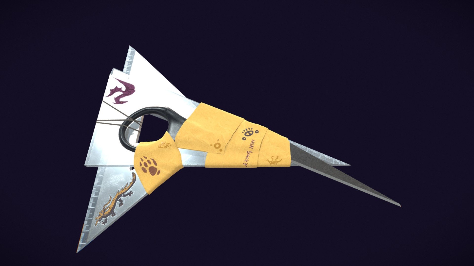 A Weapon Made with Office Articles Only - 3D model by Gerardixxx12 ...