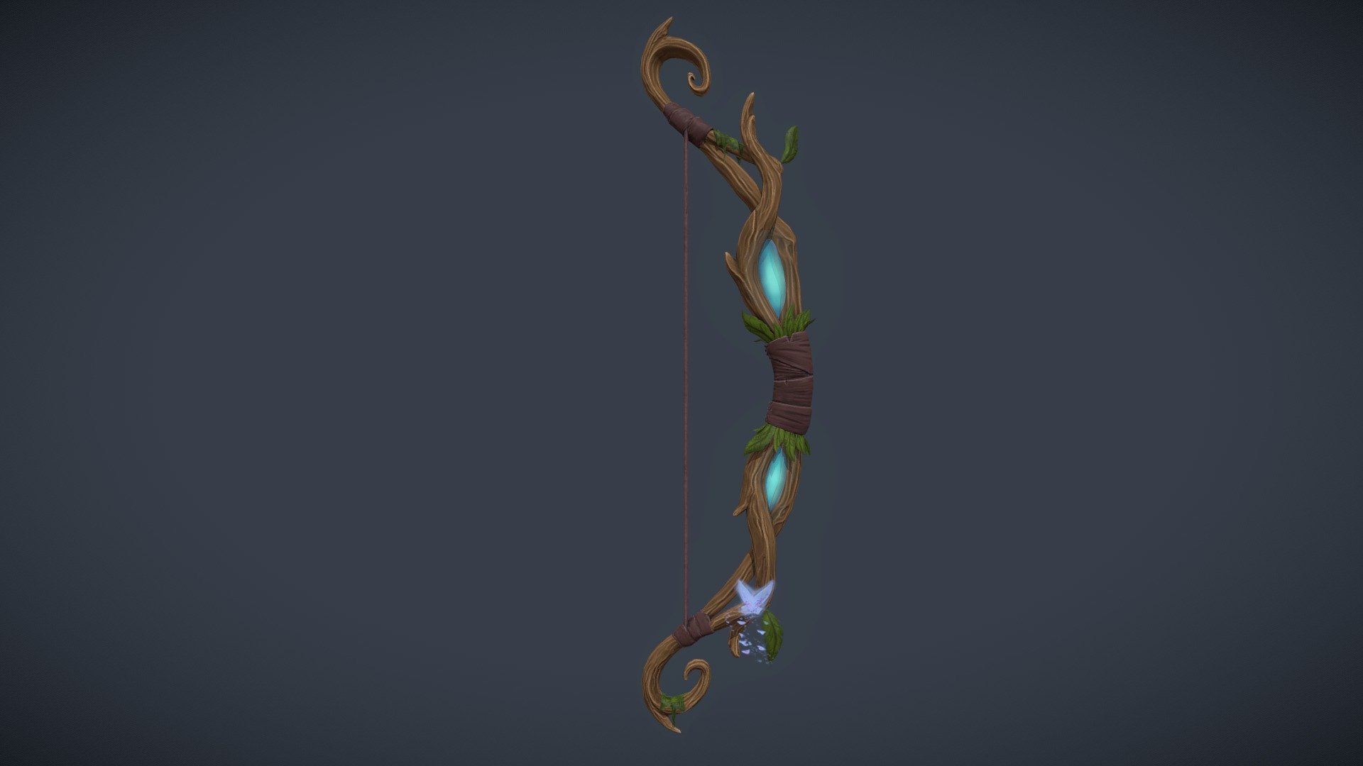 stylized bow - 3D model by crescio [93444d9] - Sketchfab