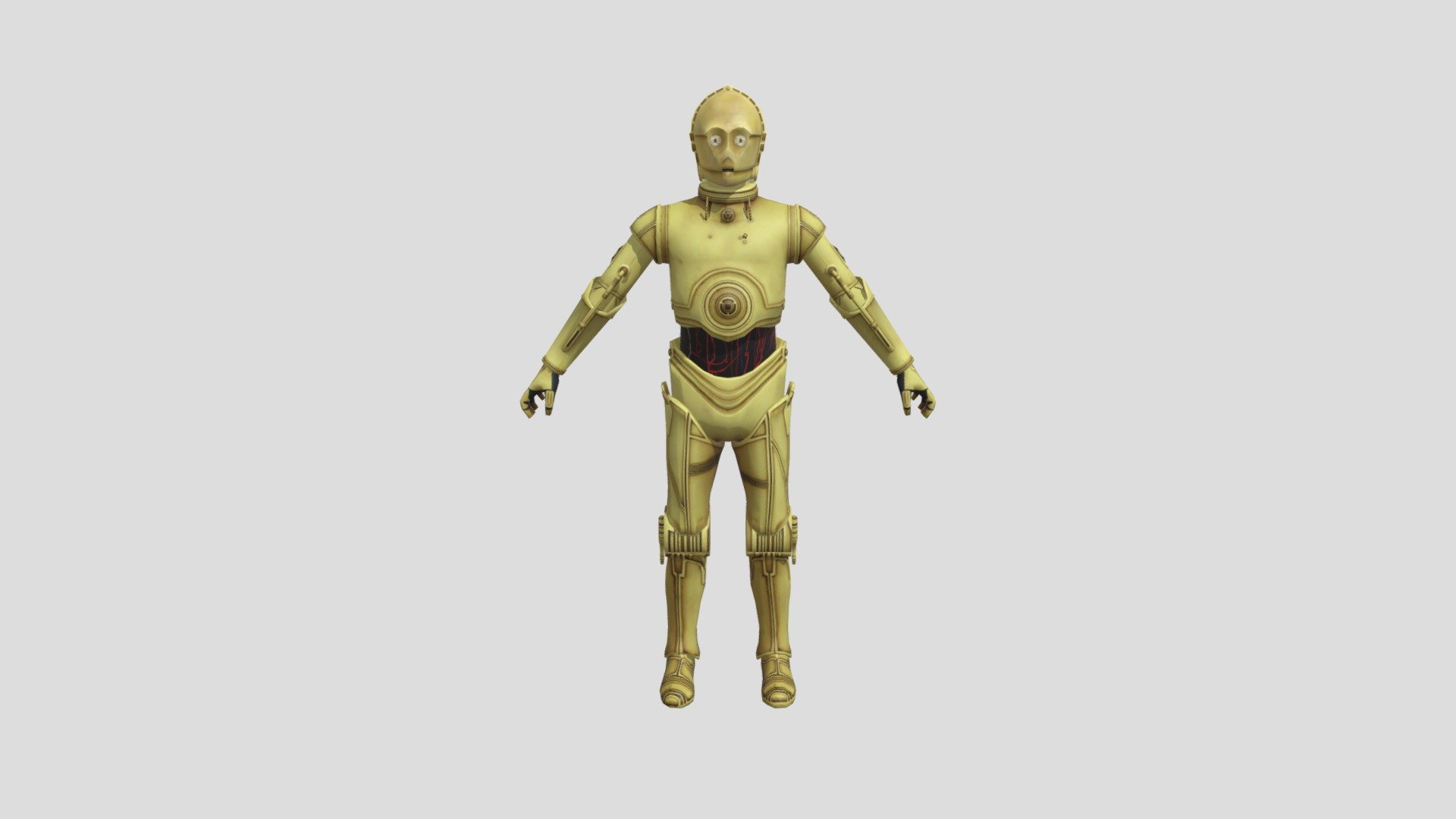C-3PO - Download Free 3D model by BimboCattibo90 (@stefanocagnani1990) [9344a02] - Sketchfab