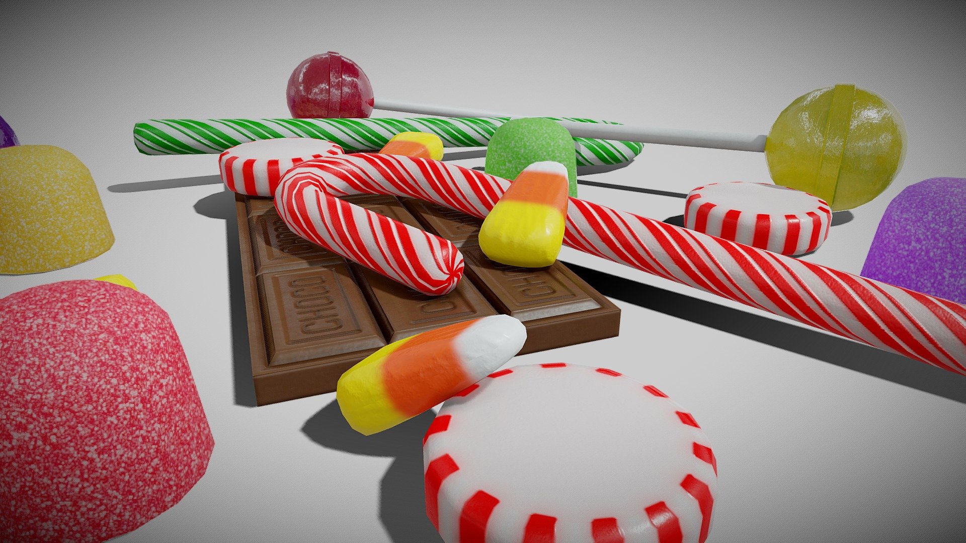 Assorted Candy - 3D model by Brandon Baldwin (@ser_poopums) [93462dd ...