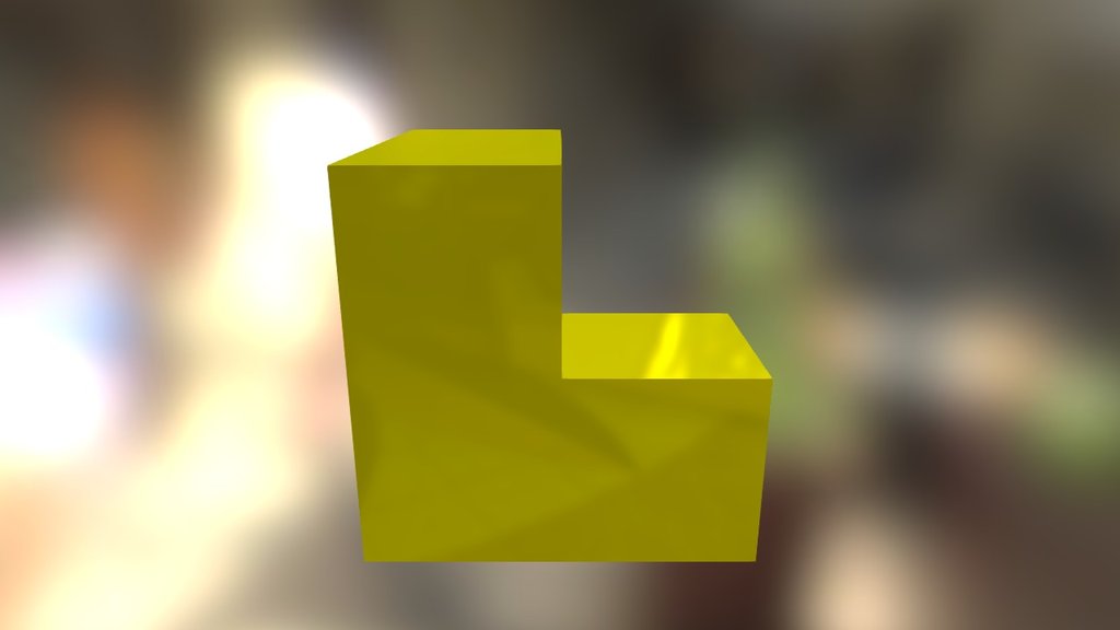 Yellow Puzzle Cube Part - 3D model by joh9 [9348f4f] - Sketchfab