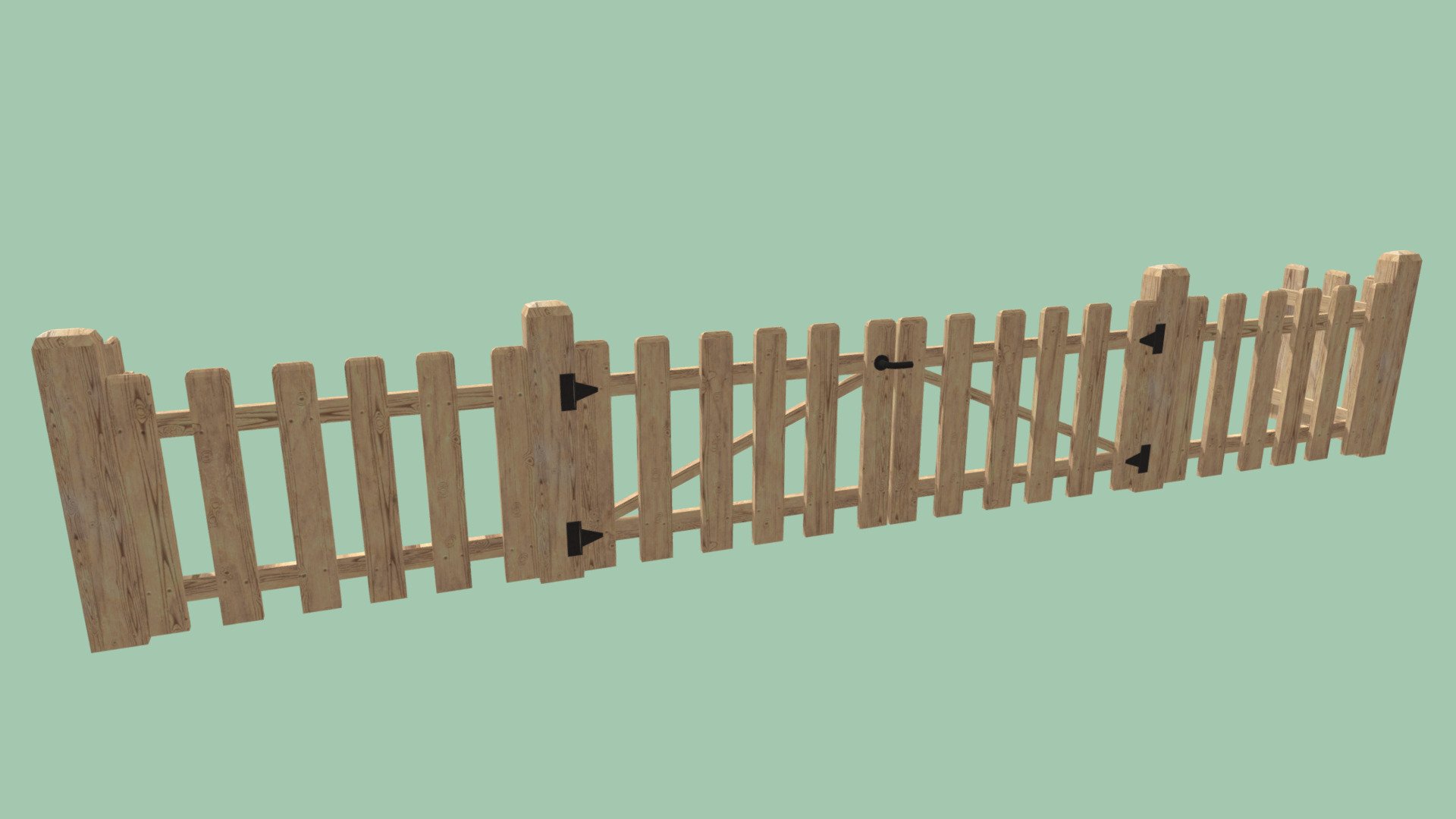 Fence Collection - Download Free 3D model by Enzeruk [93492de] - Sketchfab