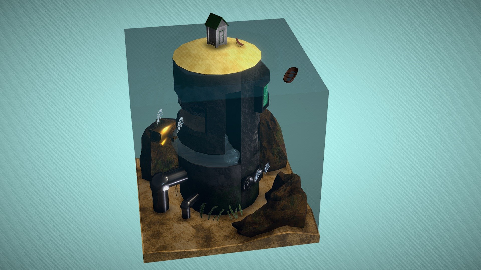 Base Secreta Sketchfab - 3D model by Patrick.Cassiano [934a271] - Sketchfab