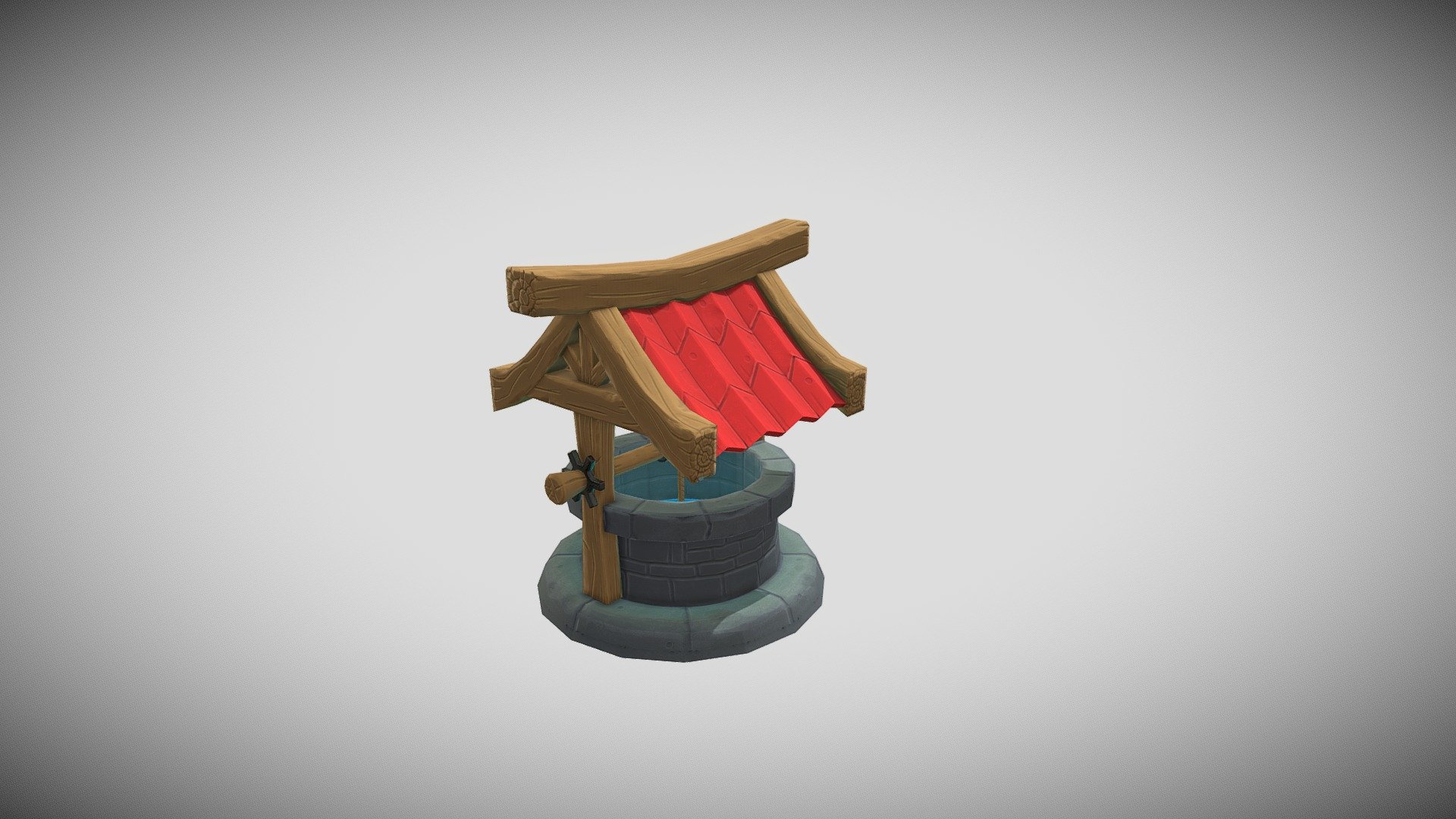Stylized Low Poly Well - 3D model by Thomas Jenner (@Thomas_Jenner ...