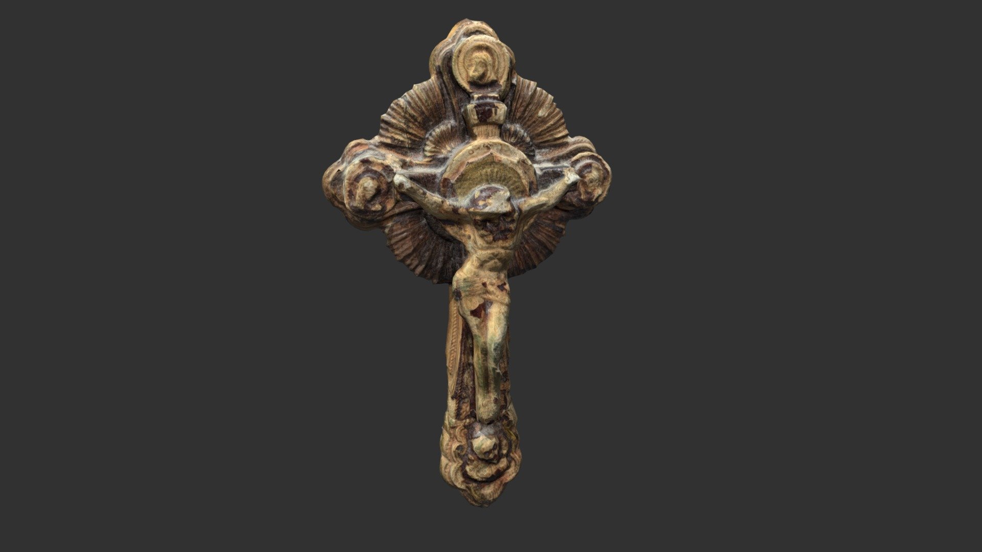 Old wooden cross - Download Free 3D model by CryStyle [934ff28] - Sketchfab