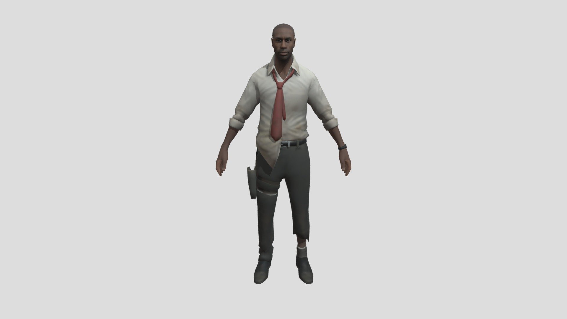 Louis (Left 4 Dead 1) With 1 Tex - Download Free 3D model by ...