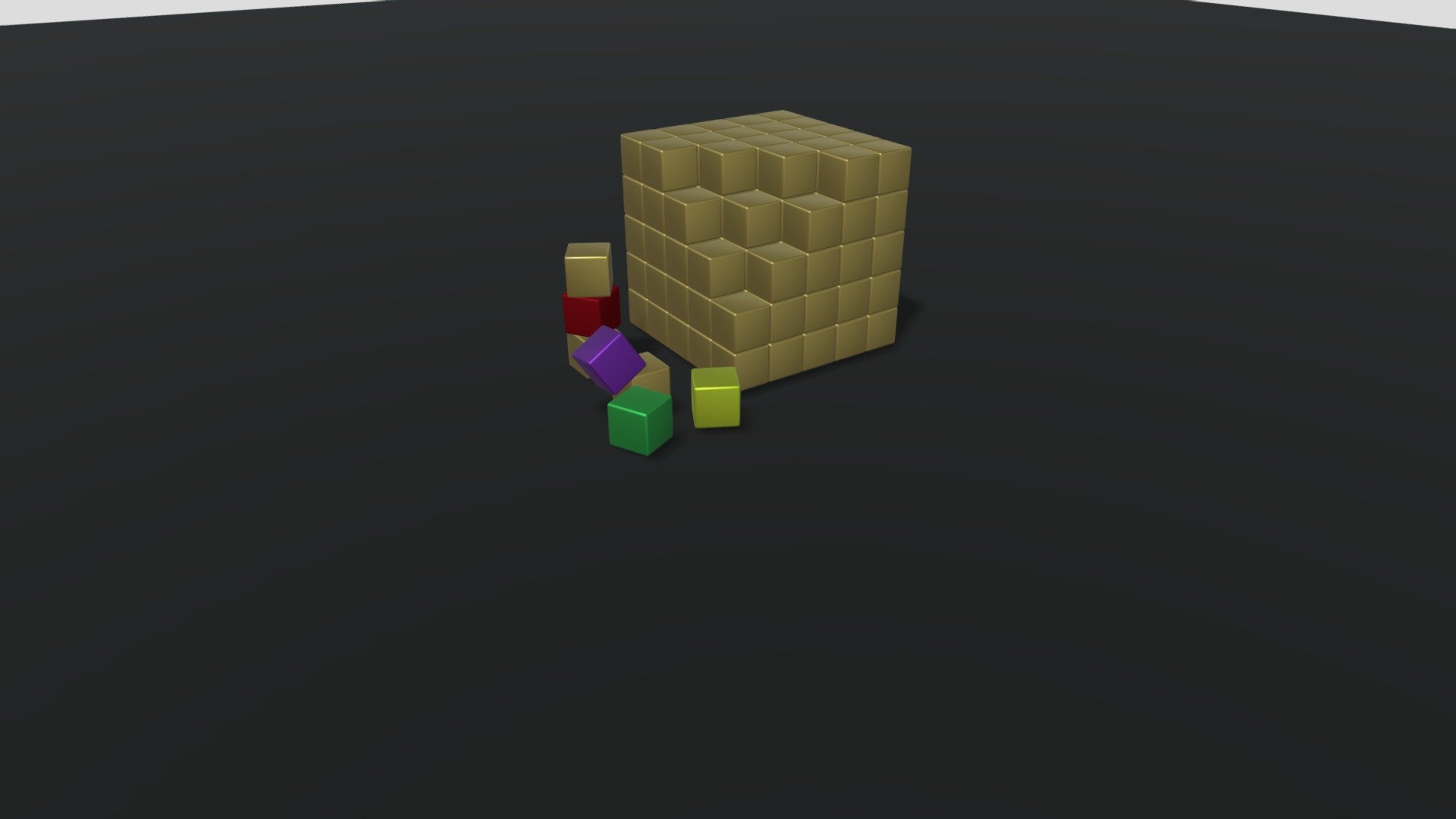 abstract cube - lab0 - 3D model by RxRz [9351f19] - Sketchfab