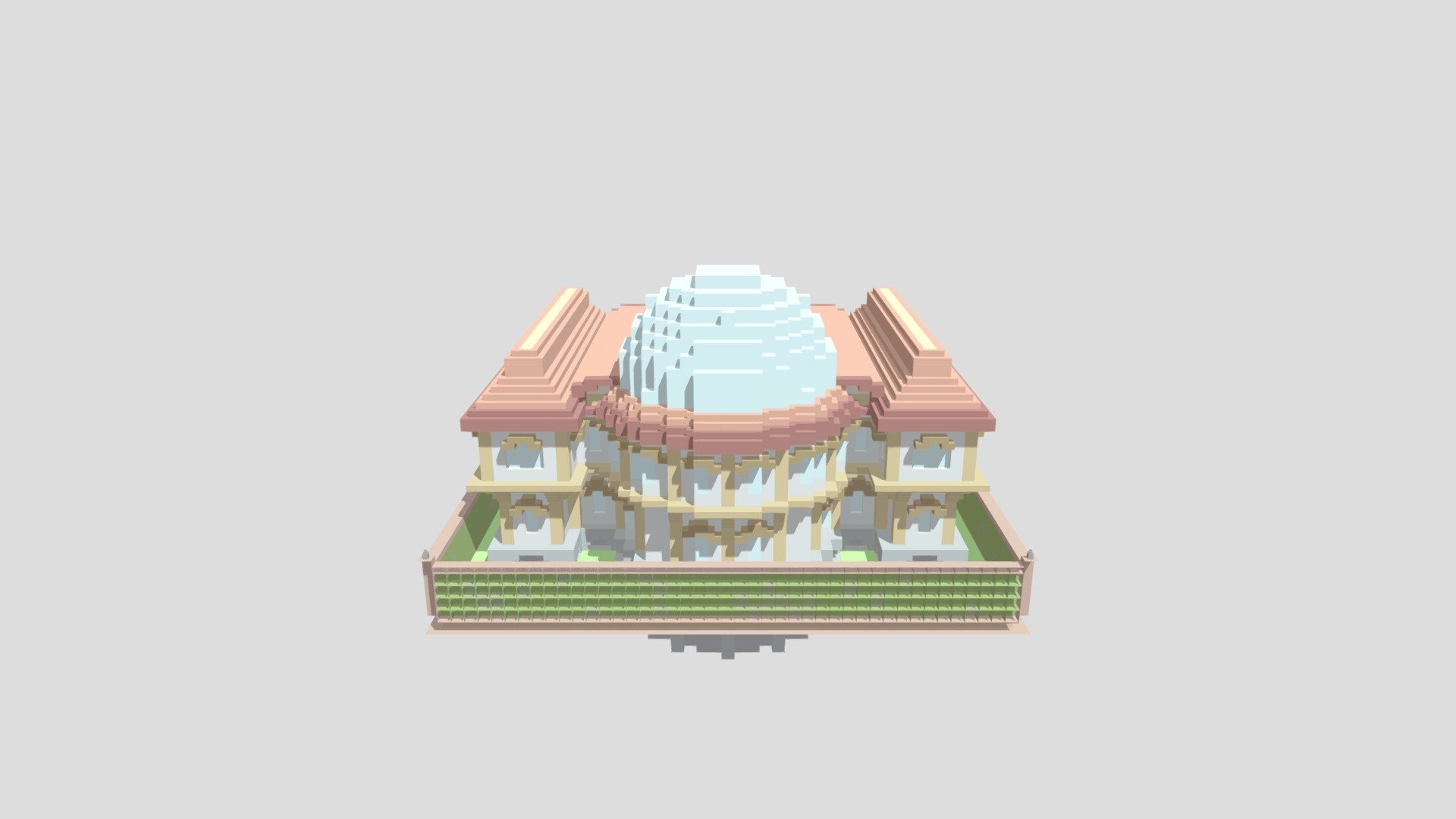 Minecraft Auction Hall Citybuild Plot - 3D model by InfiniteBlocks ...