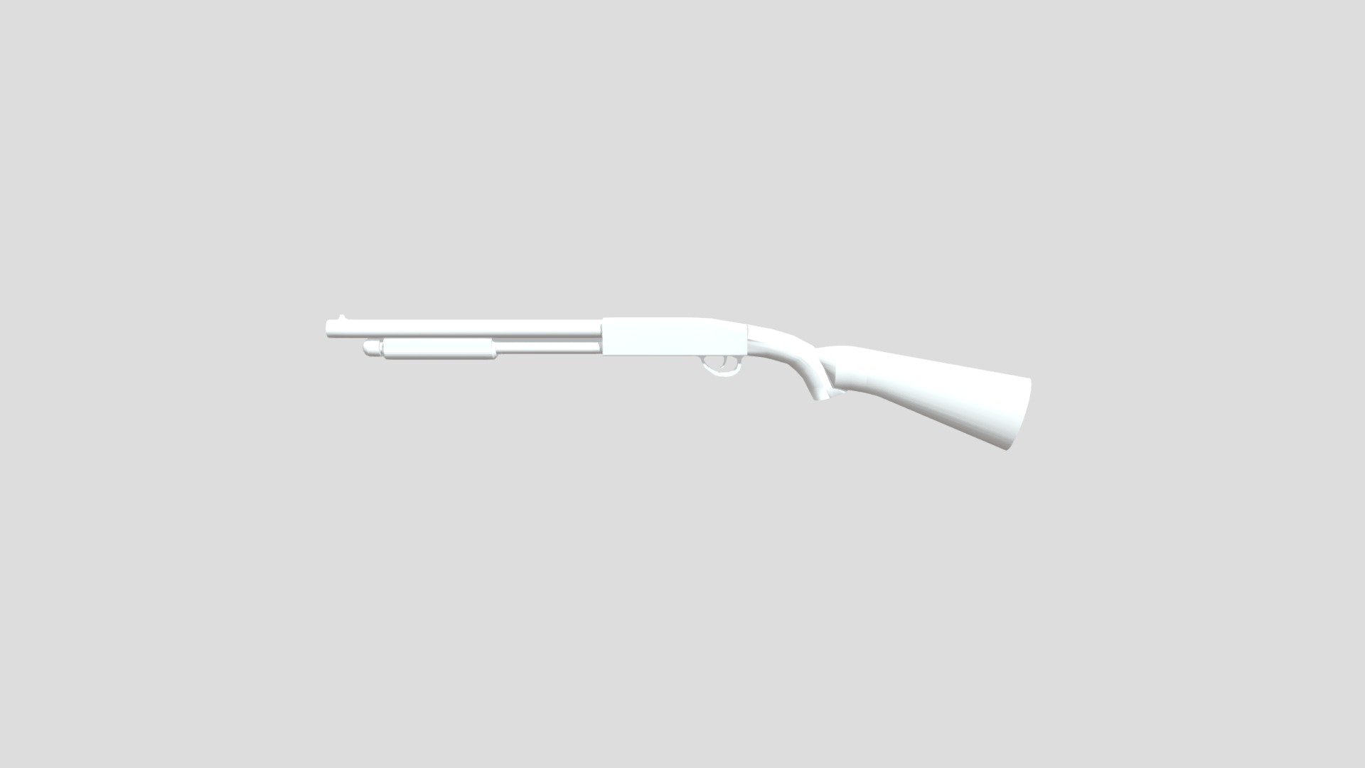 Shotgun - 3D model by aqeifm [93521ed] - Sketchfab