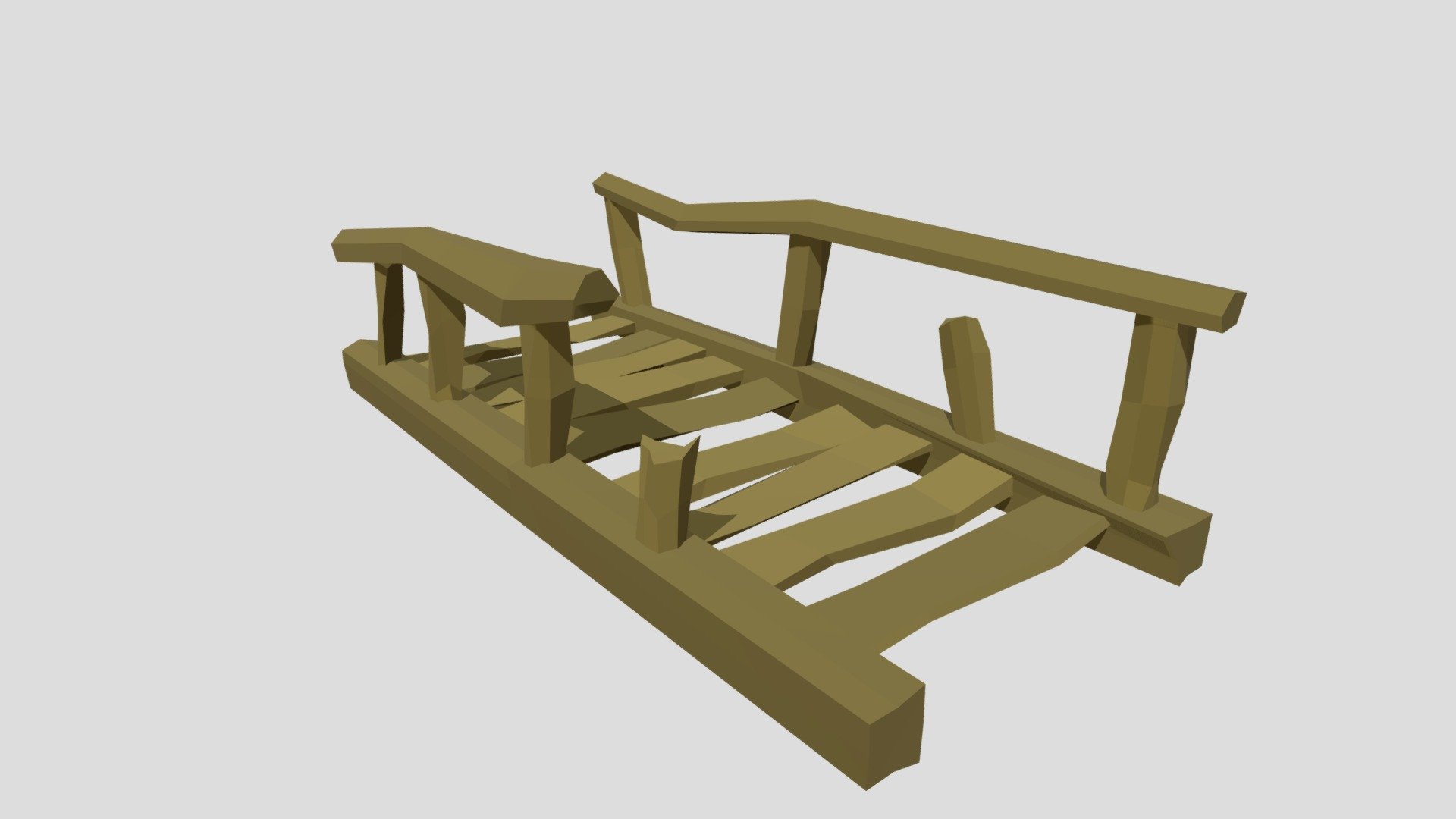 Low poly bridge - Download Free 3D model by alex-toma [9352373] - Sketchfab