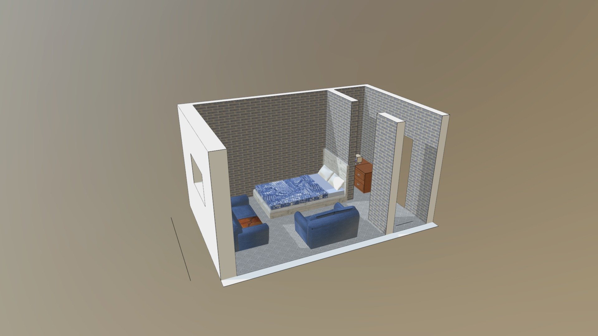 Dorm 03 - 3D model by Mixed Reality Lab (@mxrlab) [9352bb0] - Sketchfab