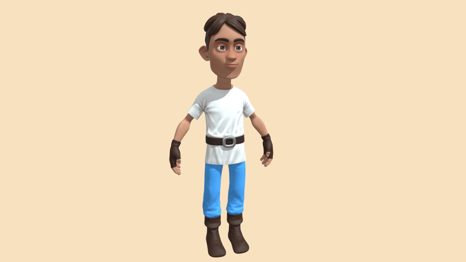 Simple Character Download Free 3D Model By Gabryelboer 9353f15 
