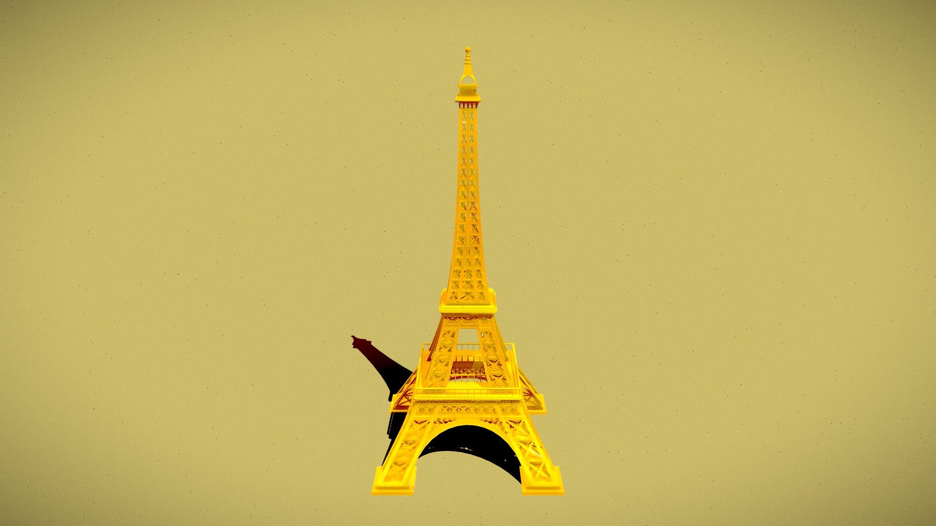 Eiffel tower - Download Free 3D model by dannzjs [9354736] - Sketchfab