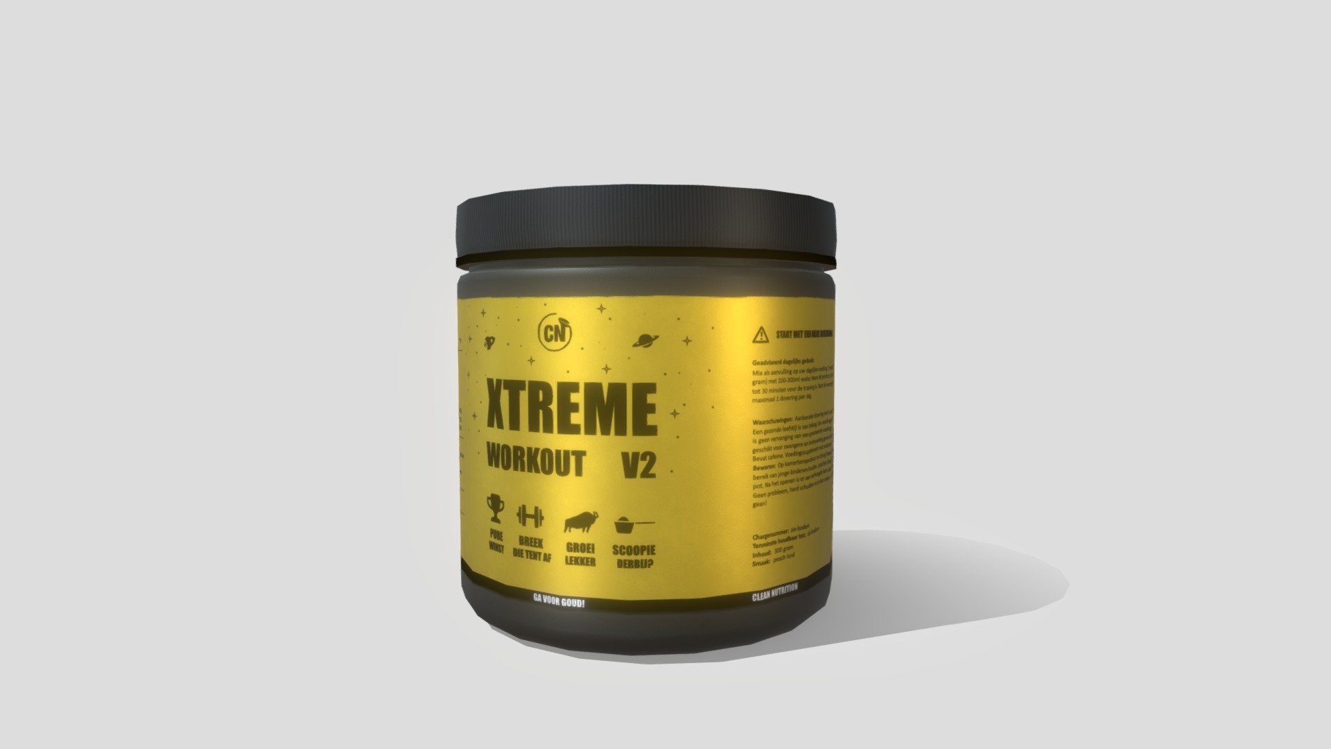 Pot Preworkout - 3D model by Tristanvos [9354f45] - Sketchfab