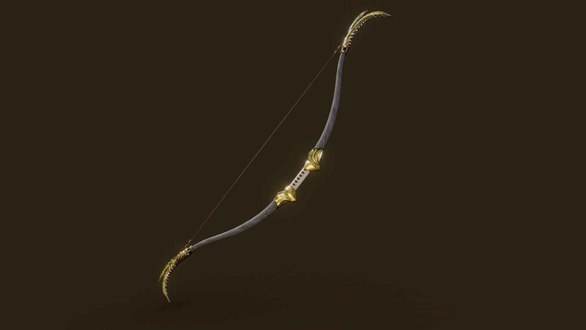 Elven Style Bow - 3D model by Entorix [9356260] - Sketchfab