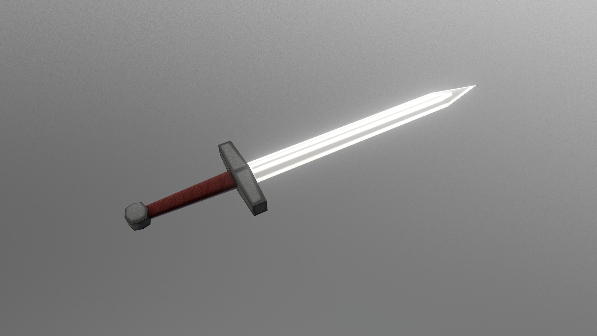 Low Poly Stylised Sword - 3D model by adamhfield [93567e4] - Sketchfab