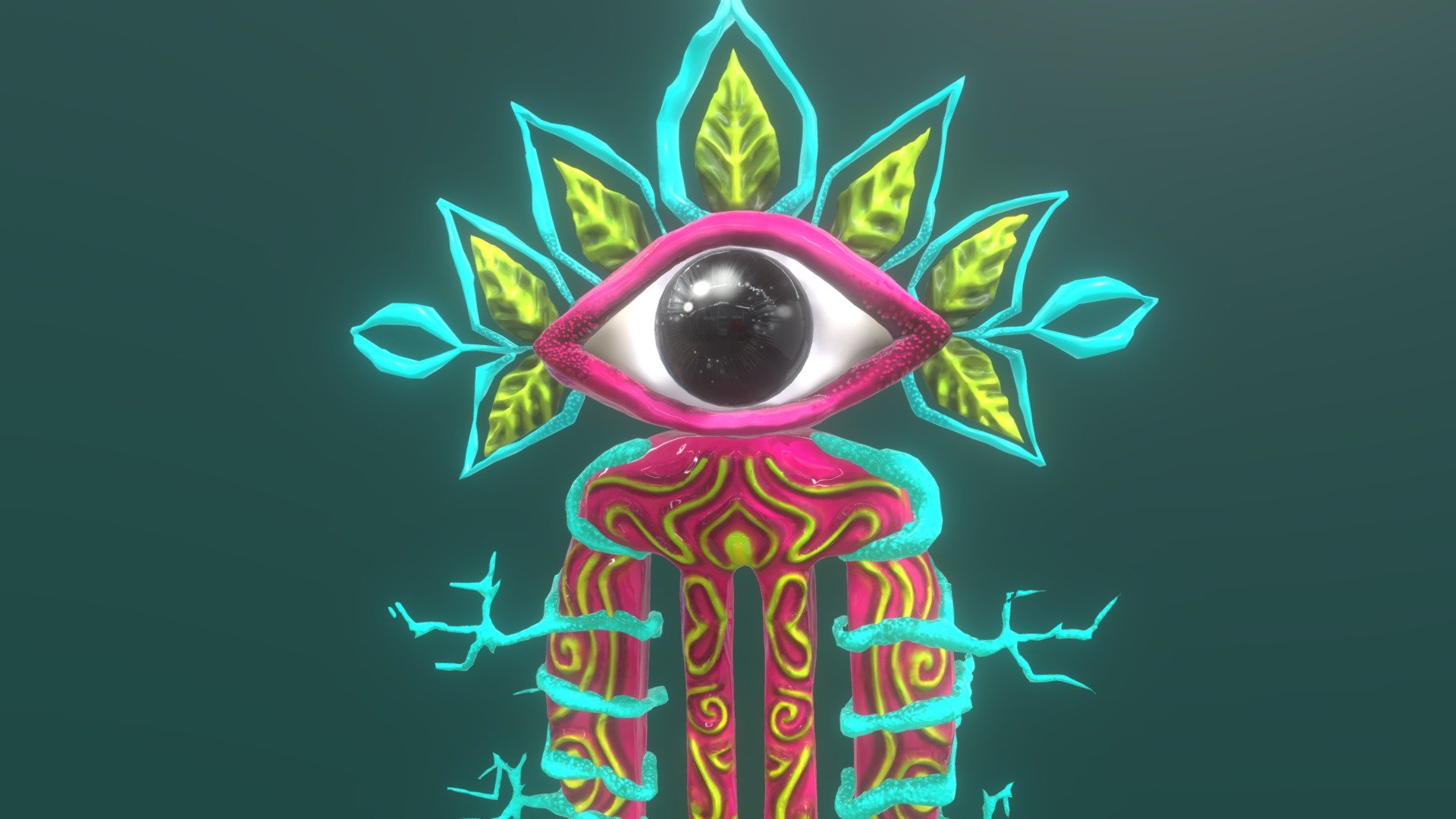 Eye Creature - 3D model by sashadelilah [9356baa] - Sketchfab