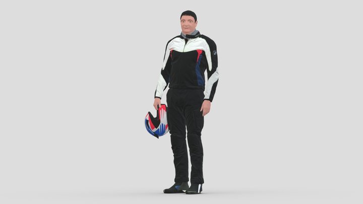 Motorcyclist 3D models - Sketchfab