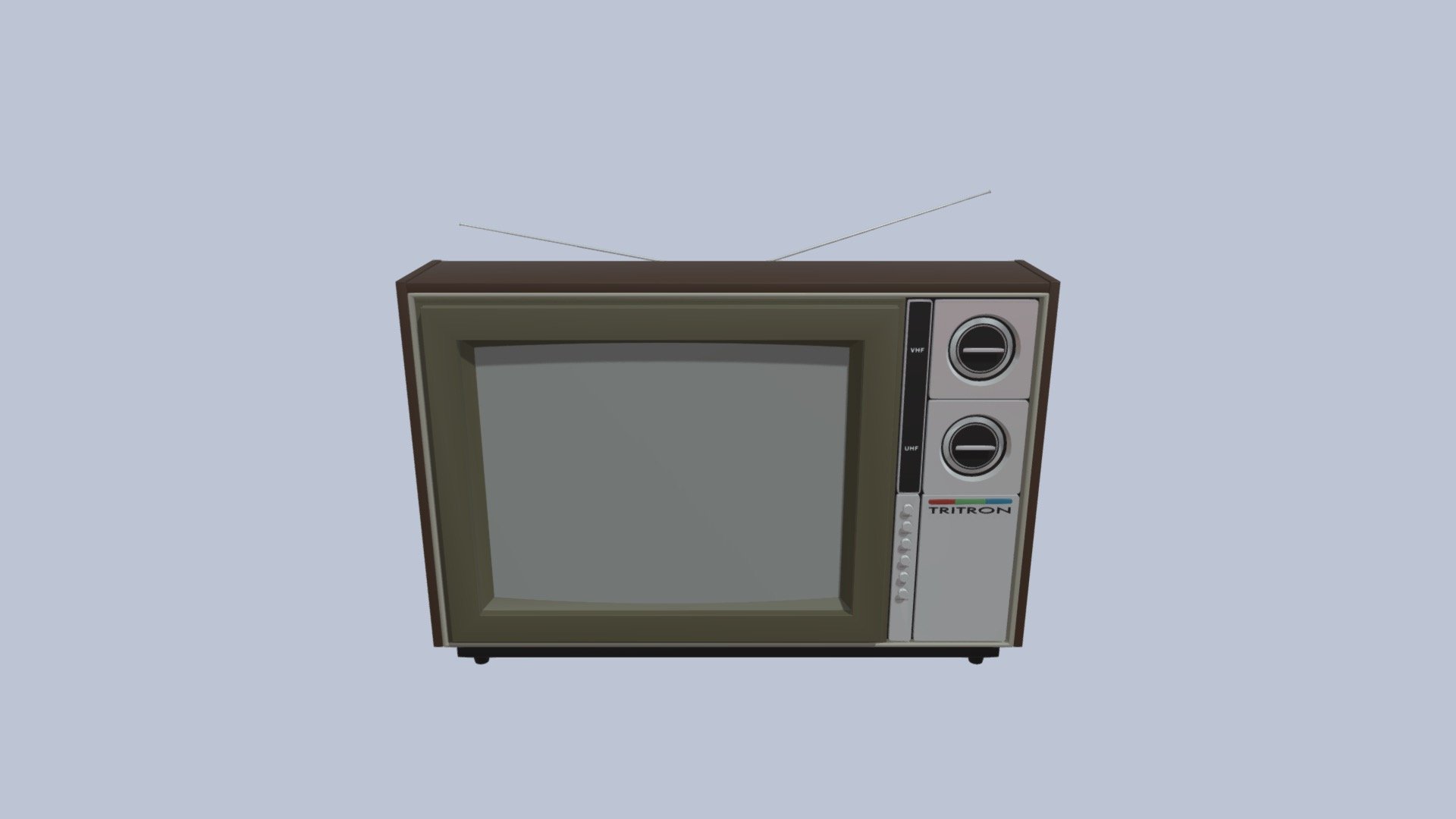 1980s Color Television - 3D model by Mark Alan Cirino (@MarkAlanCirino ...