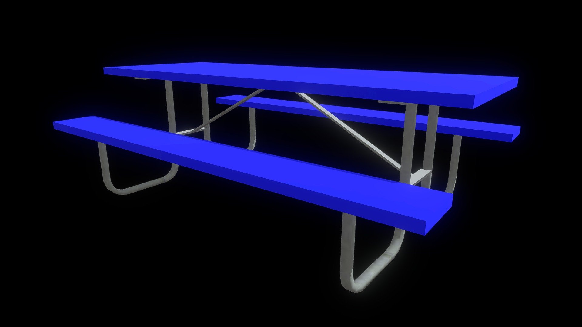 Picknick Table - 3D model by Christoph Weiß (@Christophweiss) [93590e4 ...