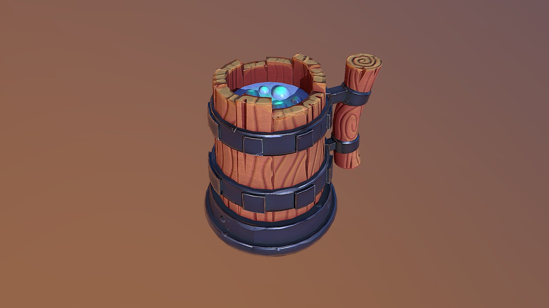 Stylized cup - 3D model by paolavalenciamu [935a07b] - Sketchfab