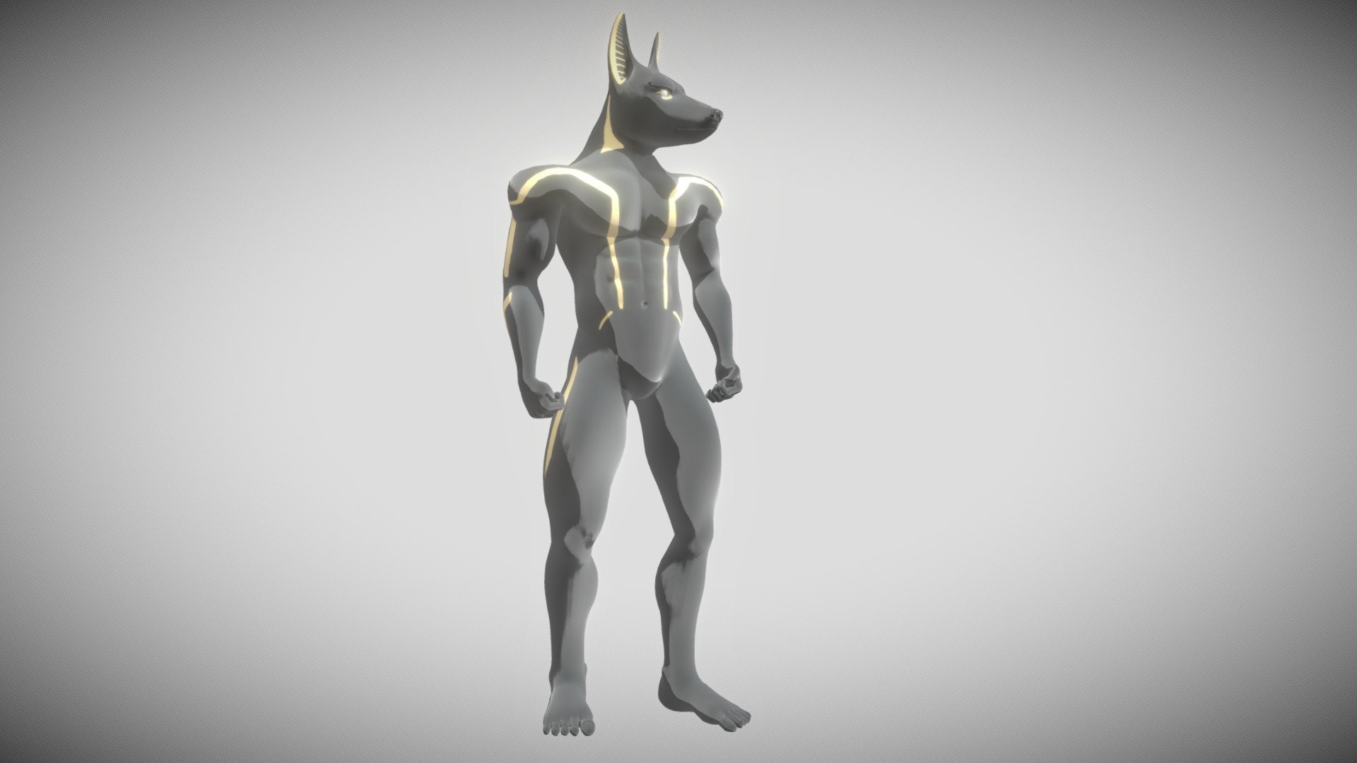 Anubis - 3D model by Indy (@indyfoley) [935a5e6] - Sketchfab