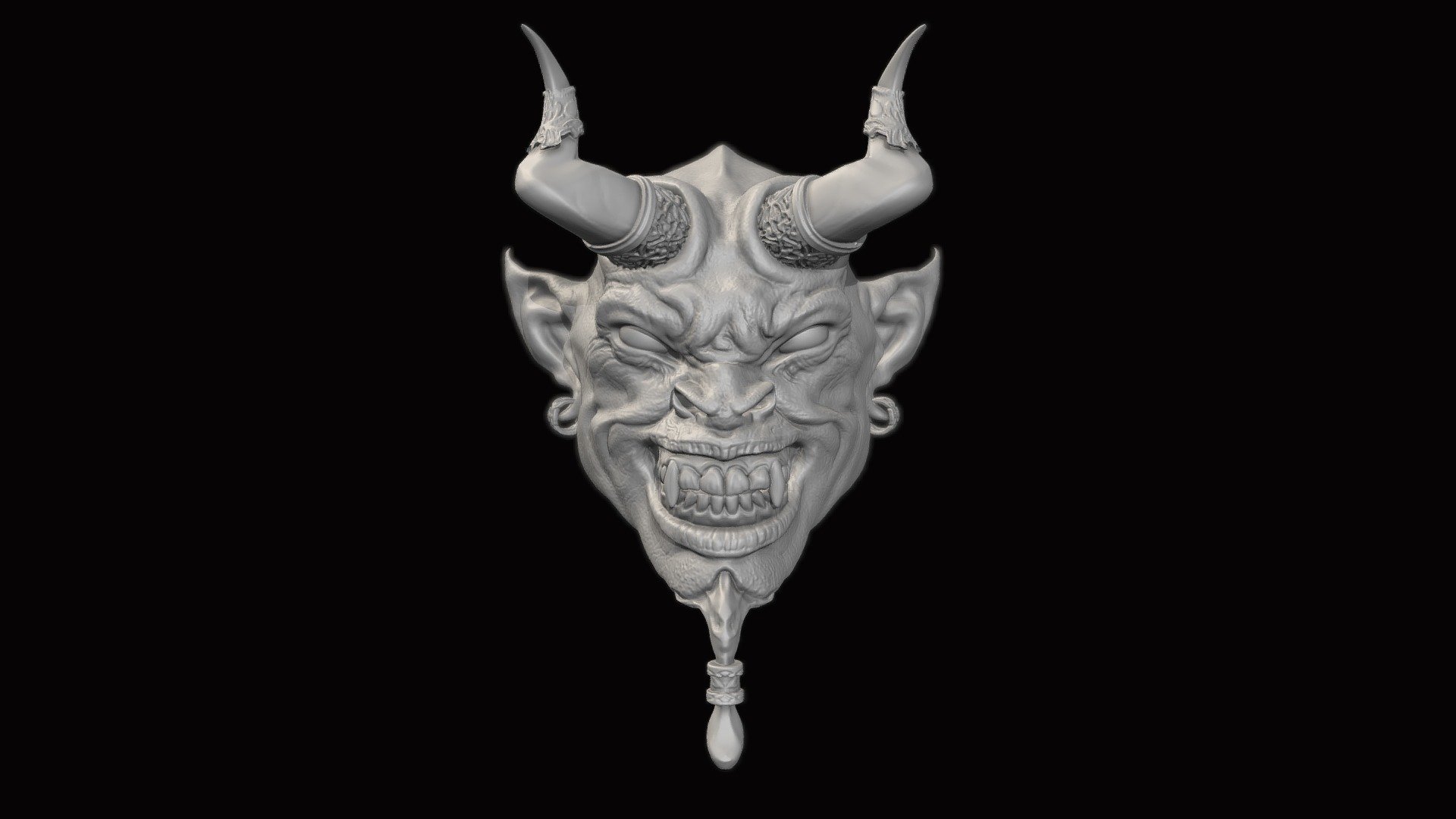 Demon head - Download Free 3D model by C.J..Goldman [935dc16] - Sketchfab