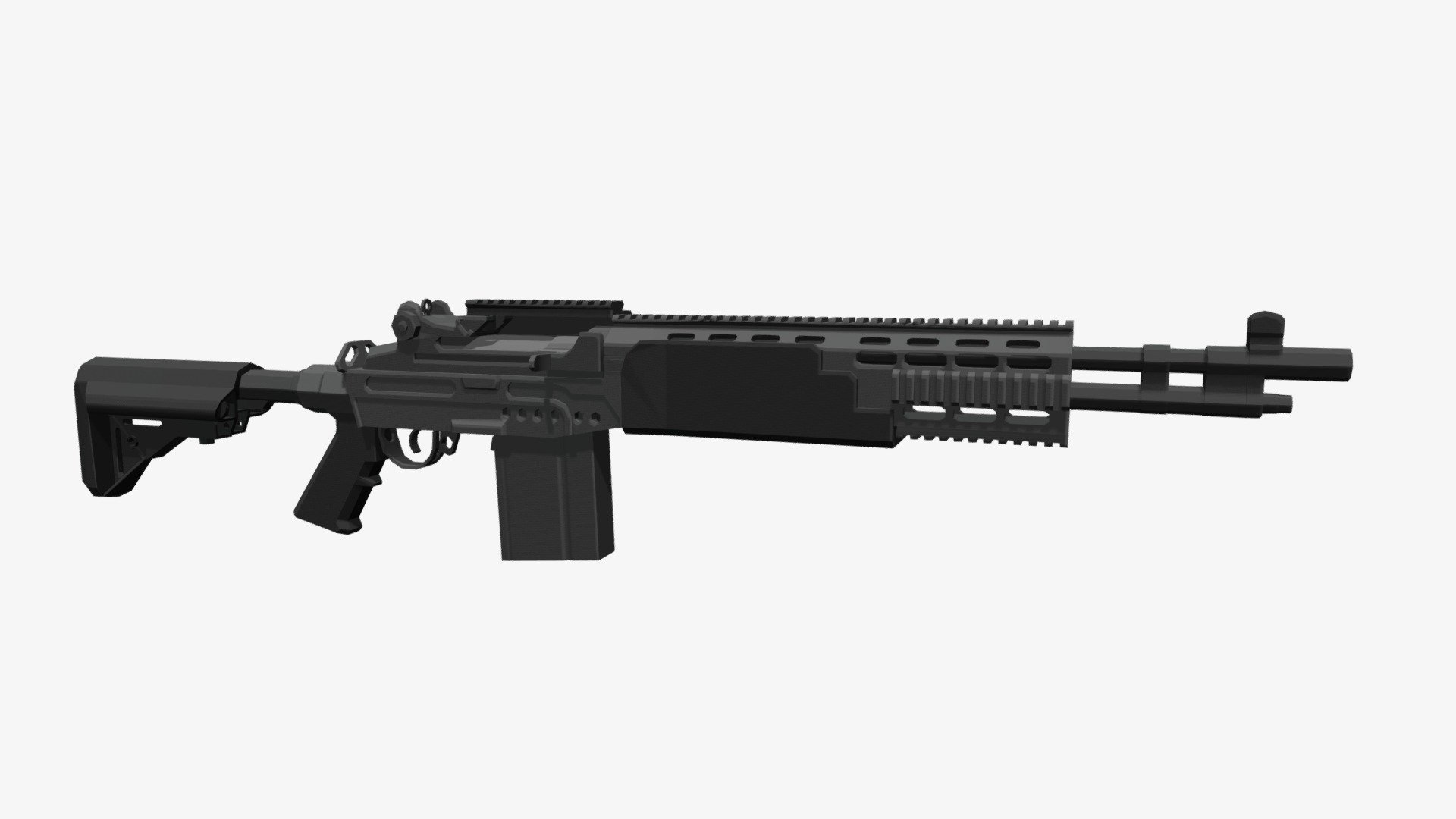 Low Poly MK14 - Download Free 3D model by samanthacford [9361b80 ...