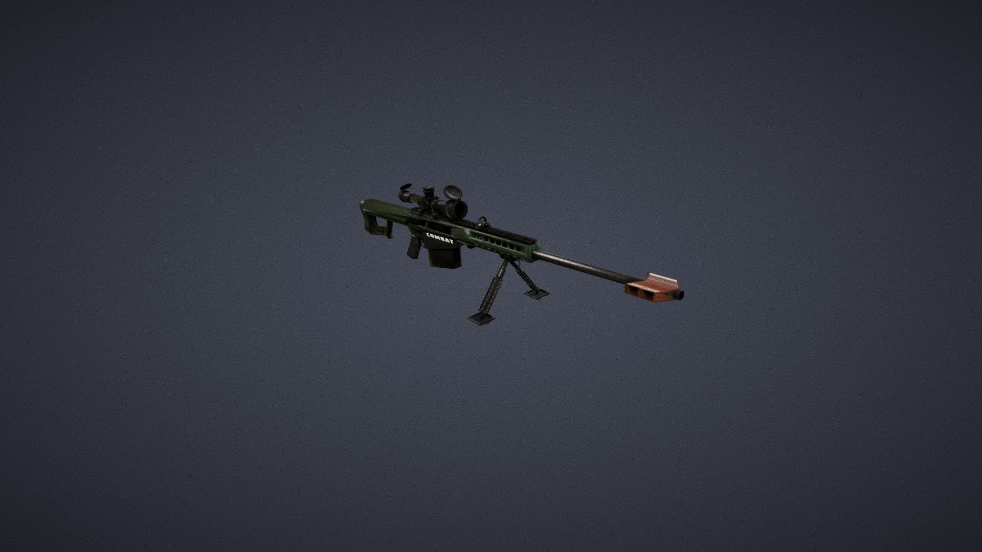 Barret 50 Cal - 3D model by Medeixo [9363304] - Sketchfab