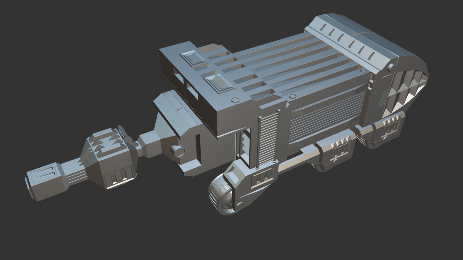 TCC (Transport Core Cannon) Blender - 3D model by Pablo Gabriel Rubino ...