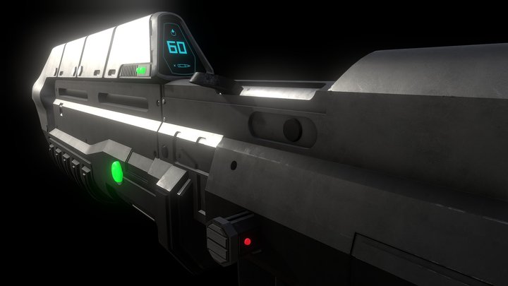 Halo-gun 3D models - Sketchfab