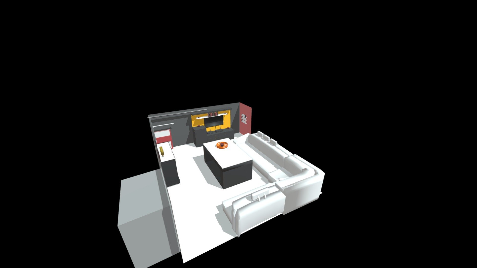 DRAWING ROOM - 3D model by neilsharma69 [9365208] - Sketchfab