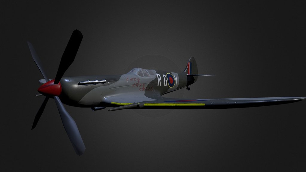 Supermarine Spitfire Free - 3D model by Mihai Muscan (@daydead ...