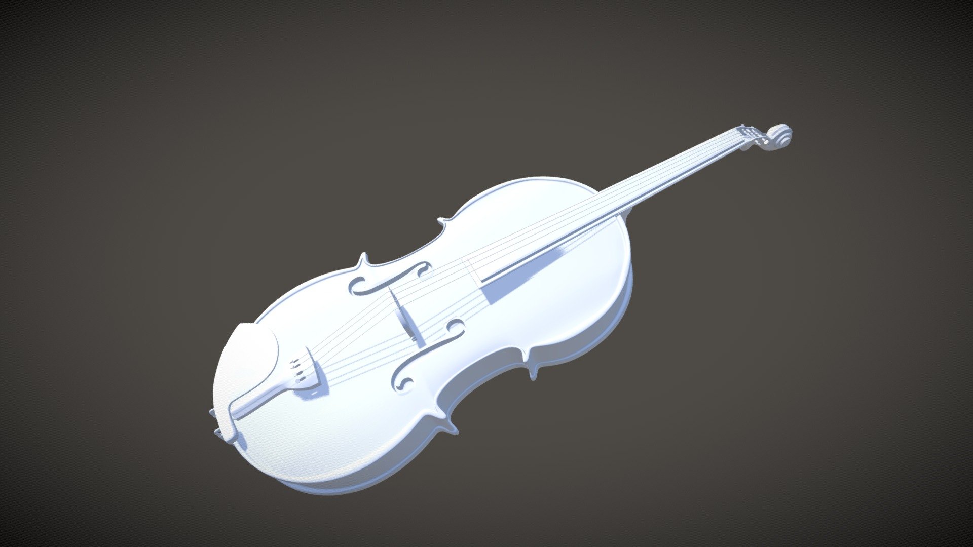 Violin Highres - 3D model by HenryAlexander [9365fd8] - Sketchfab