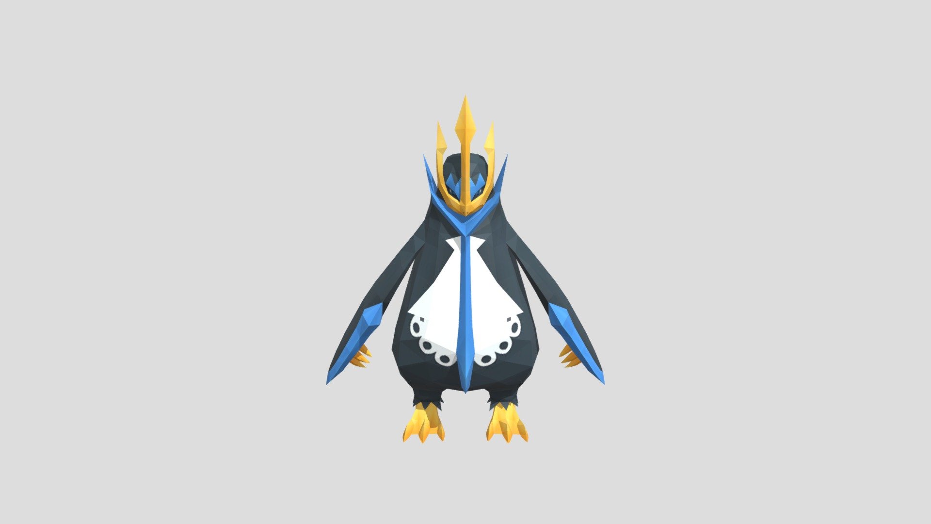 Empoleon - Download Free 3D model by nguyenlouis32 [9367cd9] - Sketchfab