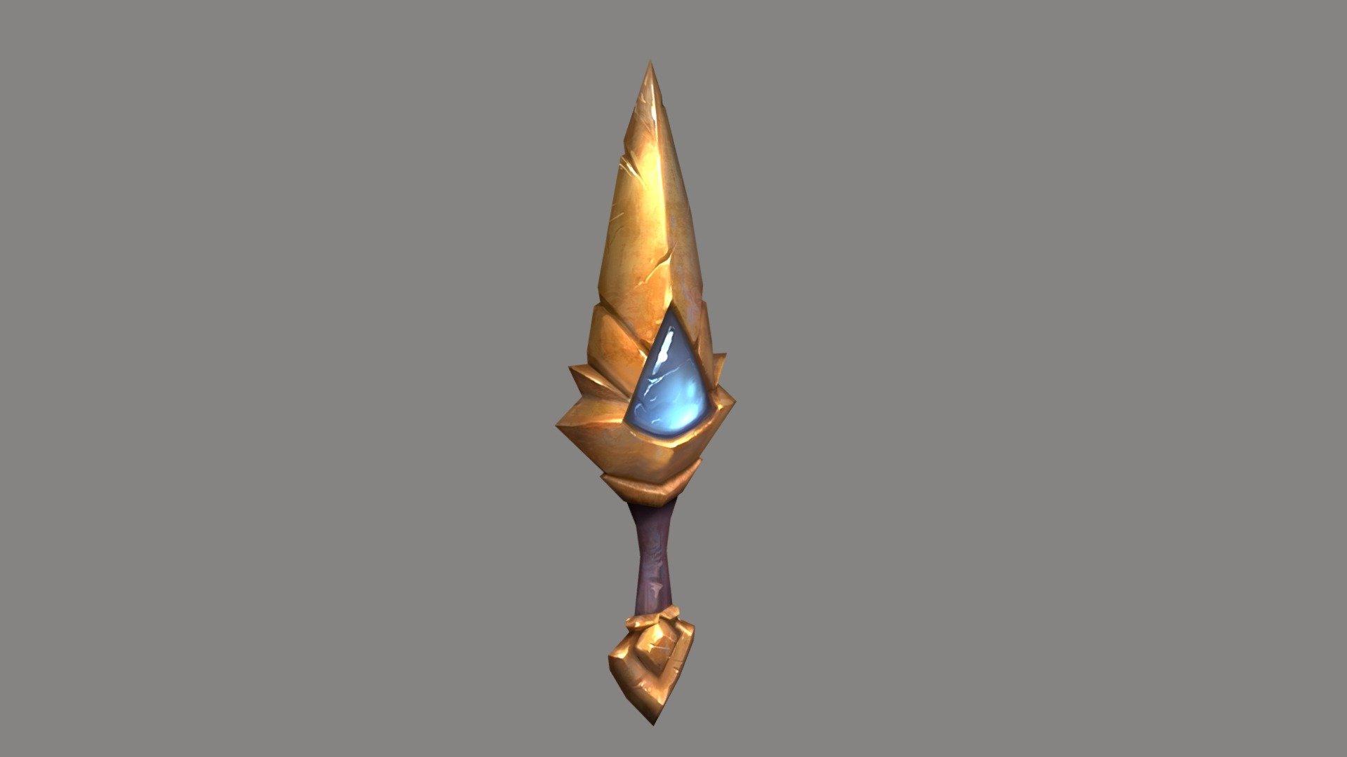 Hand Painted Dagger - 3D model by NikolasG (@nikolasgkal) [9367ce3 ...