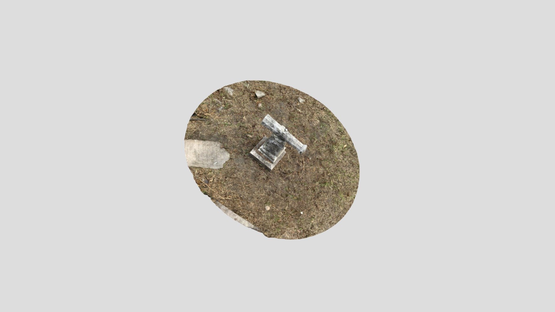 Disturbed grave marker - 3D model by Virtual Curation Lab ...
