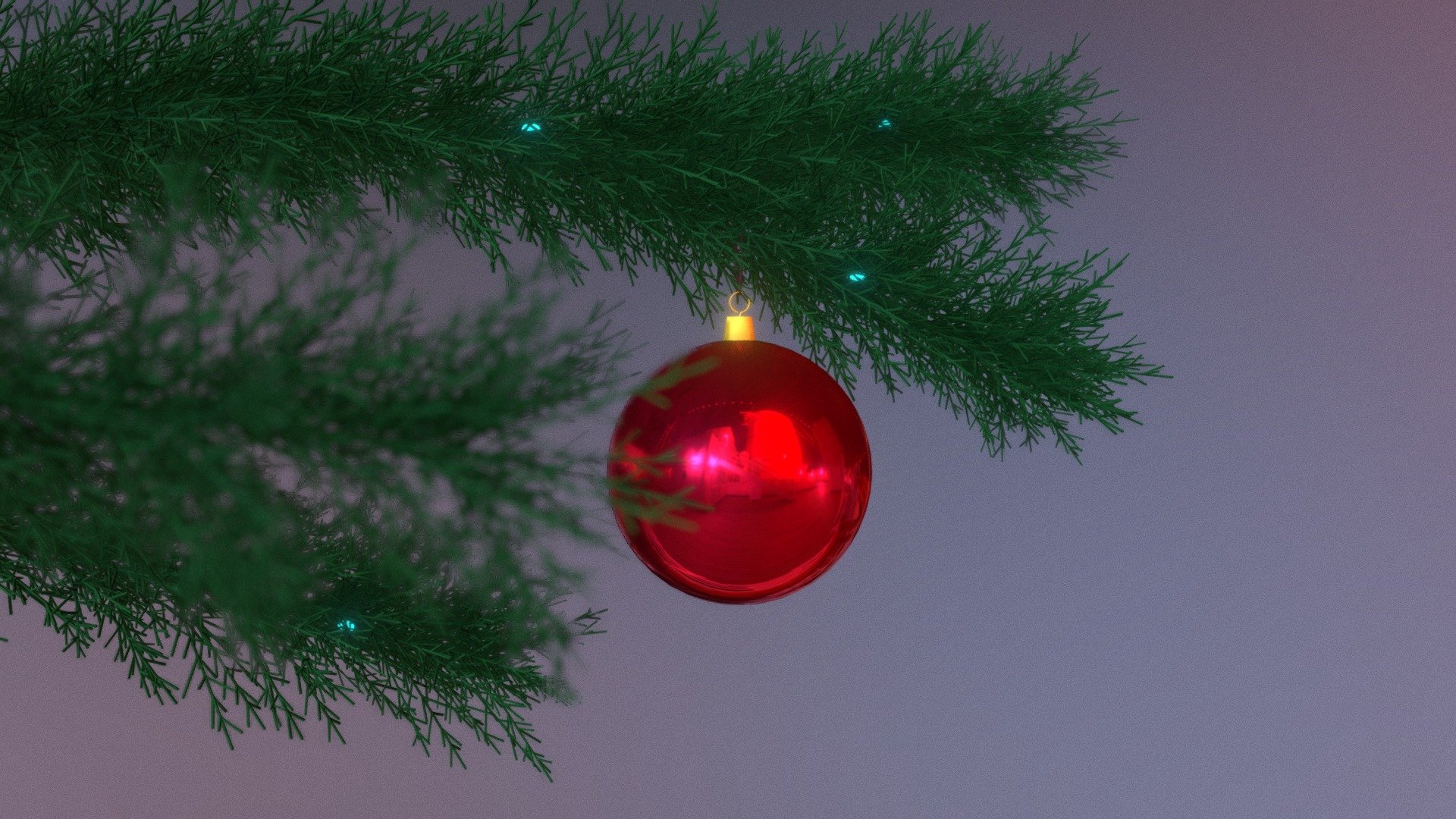 christmas tree branch - 3D model by FELLO240 [9369d50] - Sketchfab