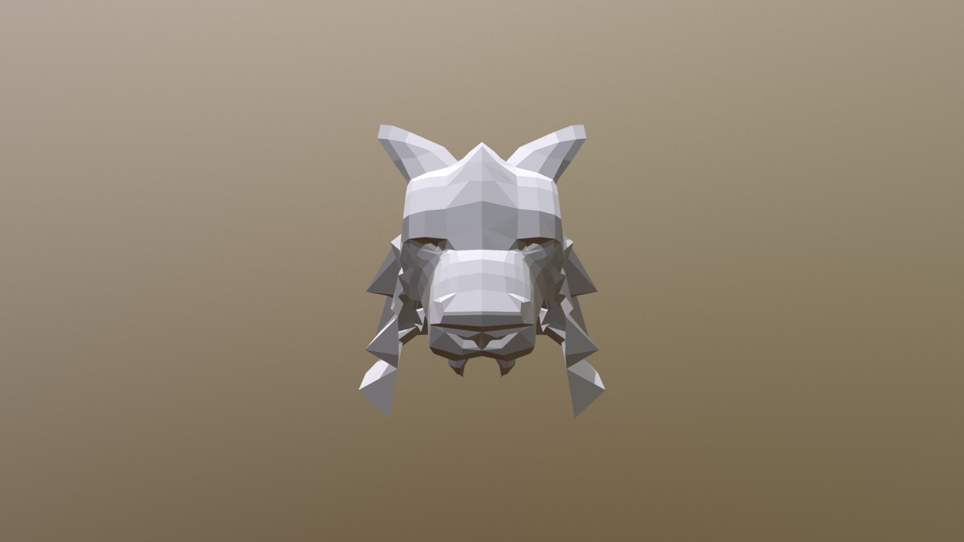 Wolf Helm Smooth - 3D model by rik_dawson [9369e9c] - Sketchfab