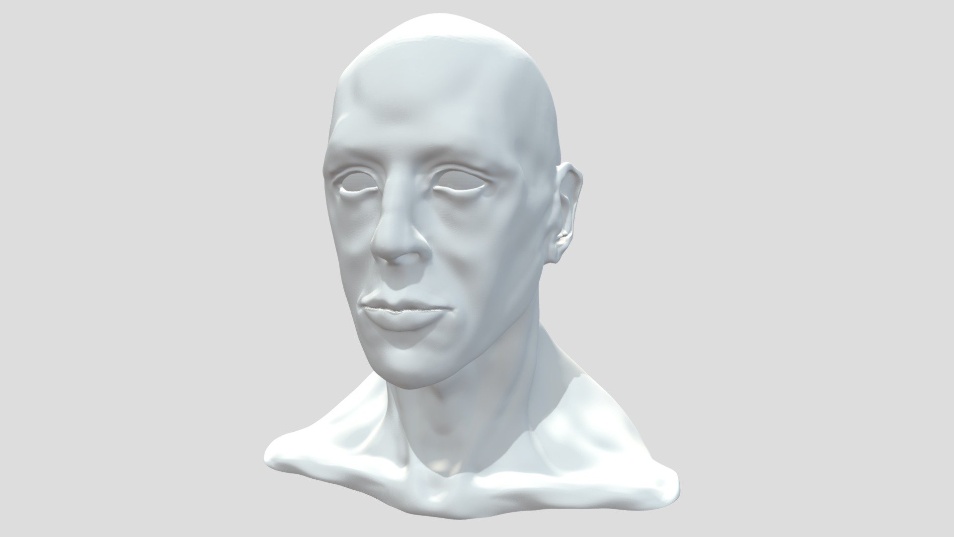 Male Face Sculpt - 3D model by SethLim [936b731] - Sketchfab