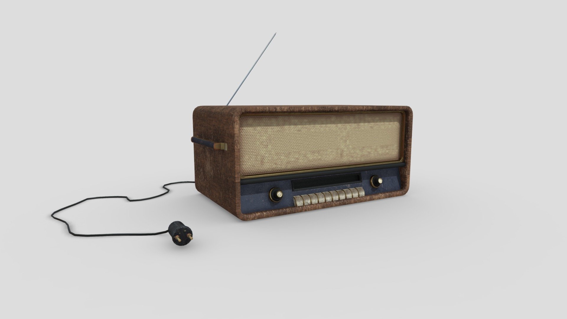 Radio - 3D model by LouisC (@LouisCotton) [936b975] - Sketchfab