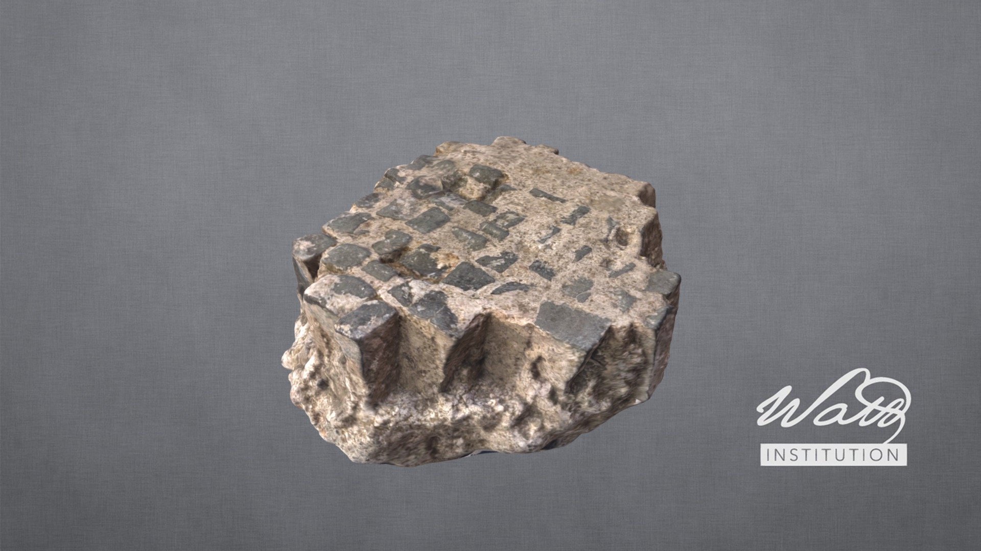 Roman tessellated pavement from Villa Adriana - Download Free 3D model ...