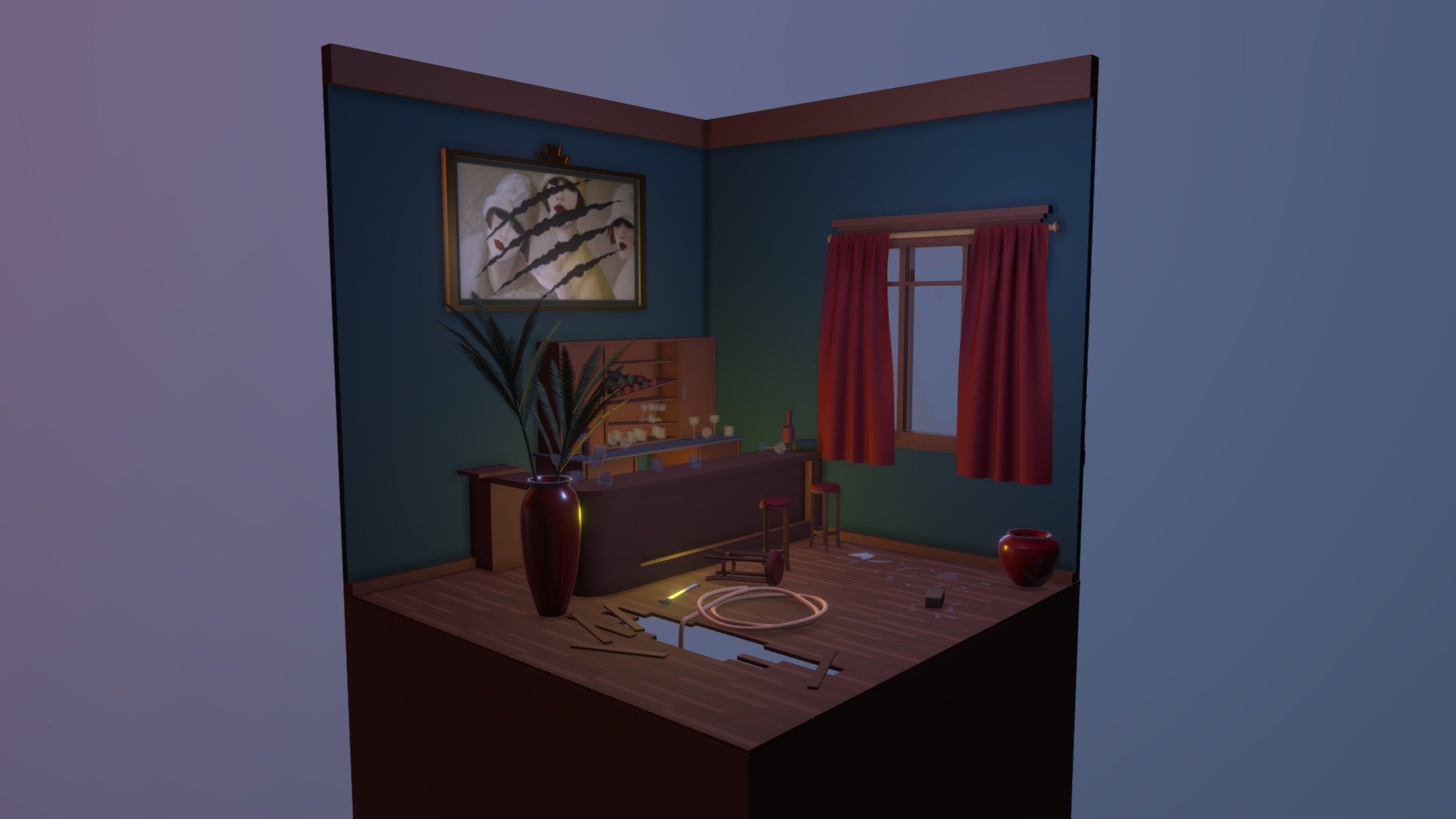 Cube World - 3D model by evyrasmijn [936e9b6] - Sketchfab