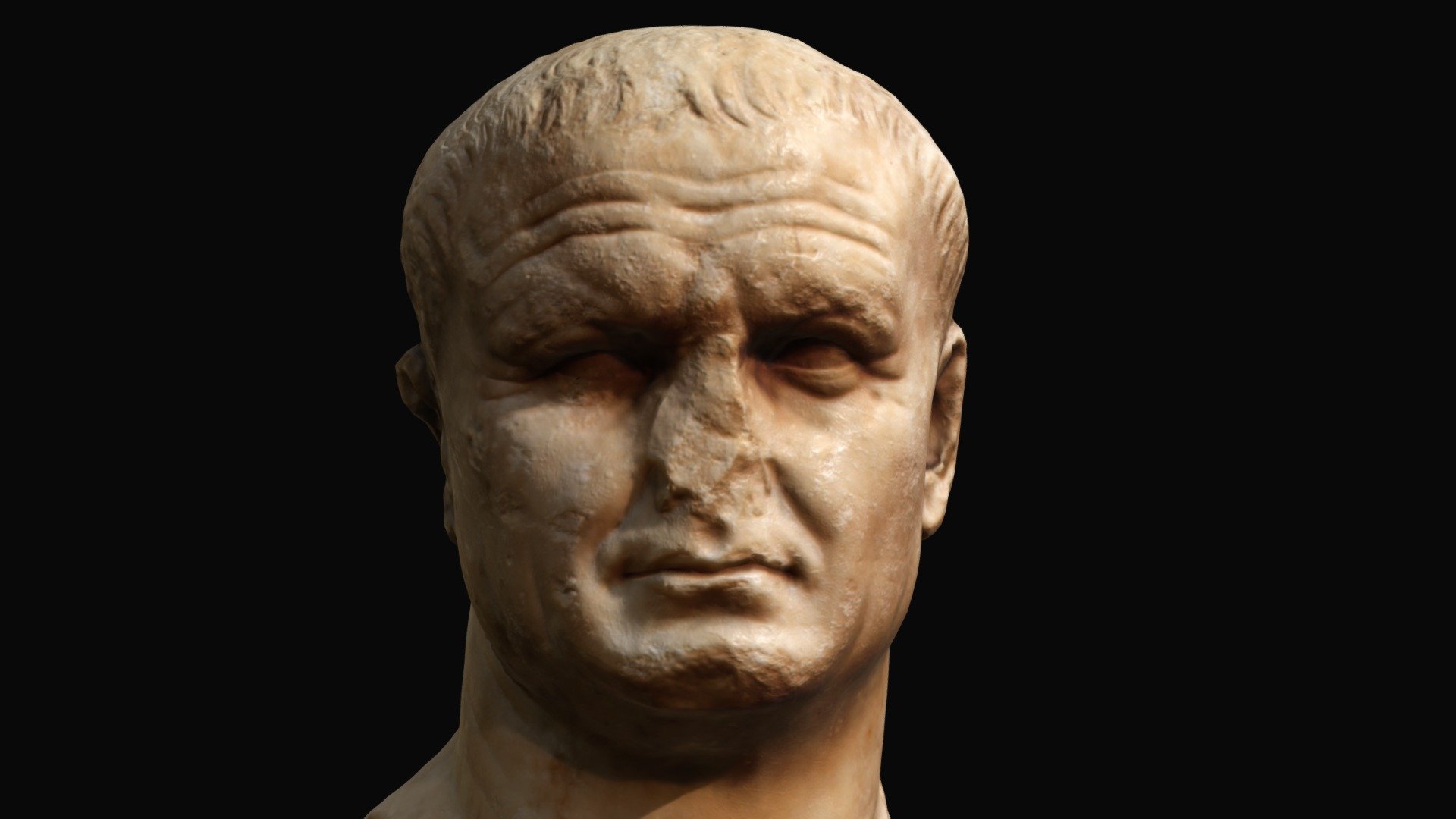 marble head of Vespasian - 3D model by Curtisd2001 [936f3df] - Sketchfab