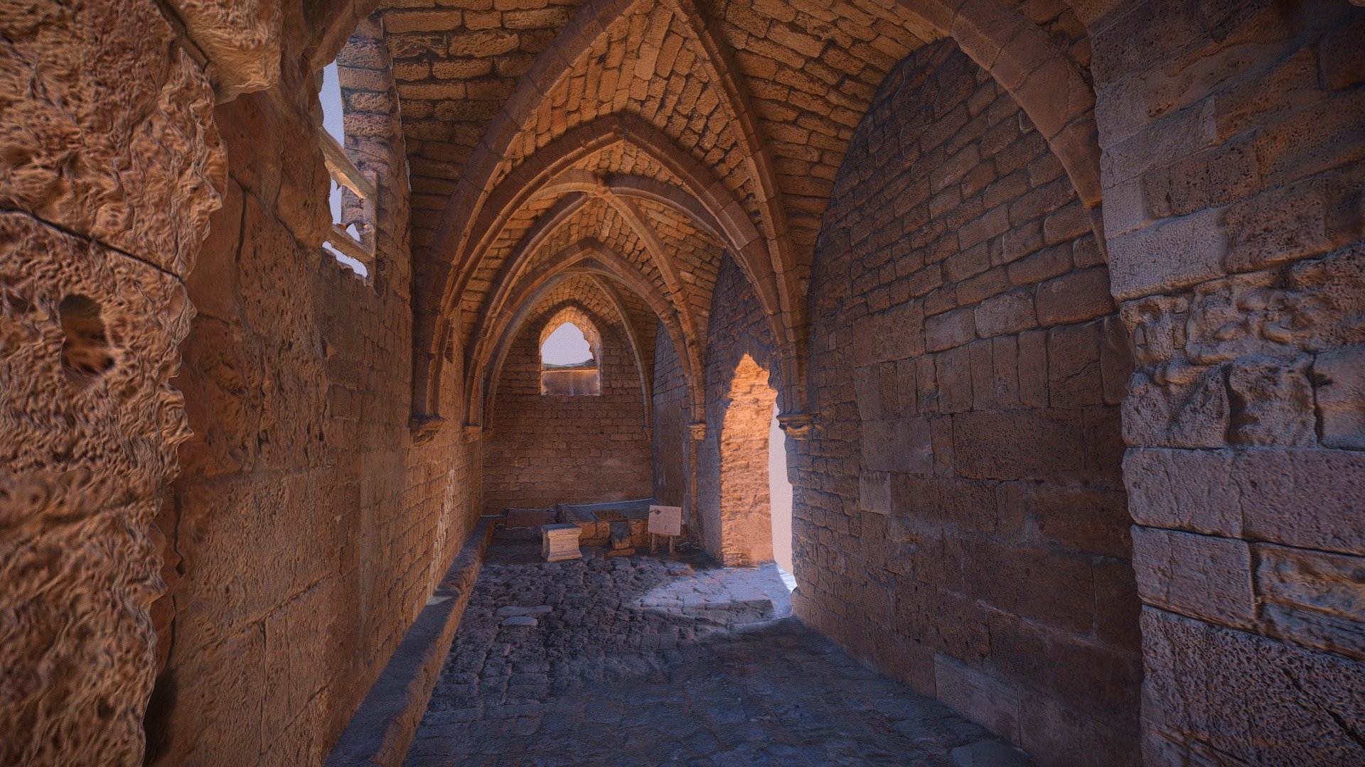 Caesaria Crusaders Gate - 3D model by geoscan_uav [9370450] - Sketchfab