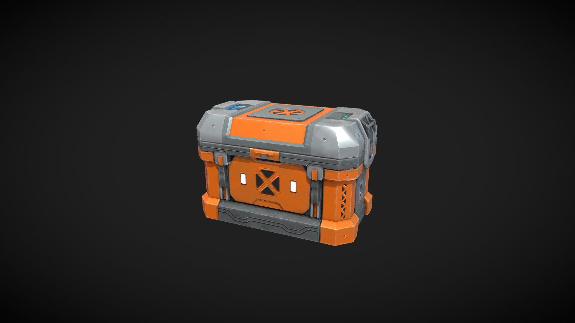 Futuristic Box - Download Free 3D model by kraffing [93723b8] - Sketchfab