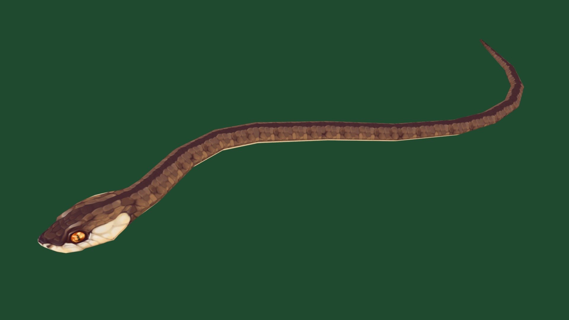 Snake (Basic Animation) - 3D model by ChristineDesigns [9373390 ...