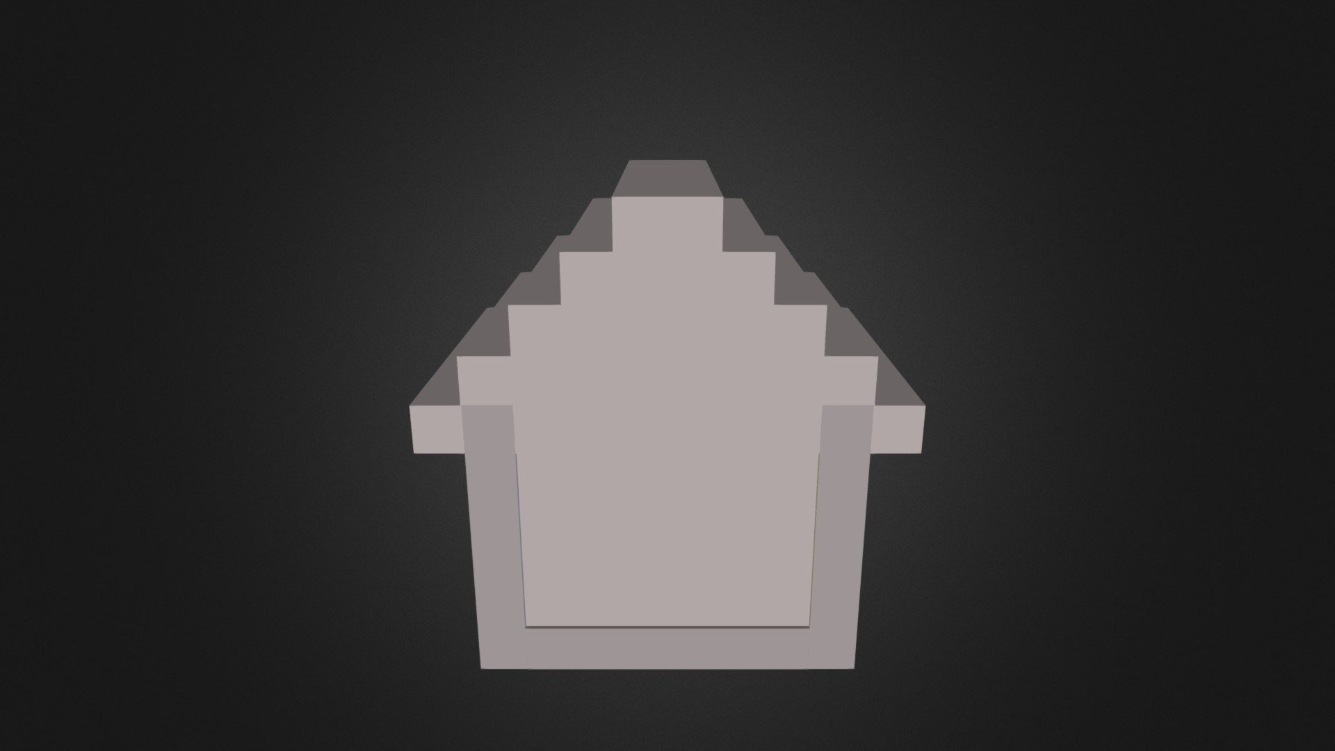 Simple Cube House - 3D model by badgertheking [9373a19] - Sketchfab
